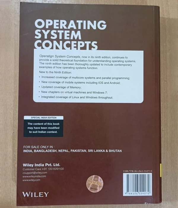 Operating System Concepts 9E By Silberschatz & Galvin | A2Z Book Hub Operating System Concepts 9E By Silberschatz & Galvin | A2Z Book Hub