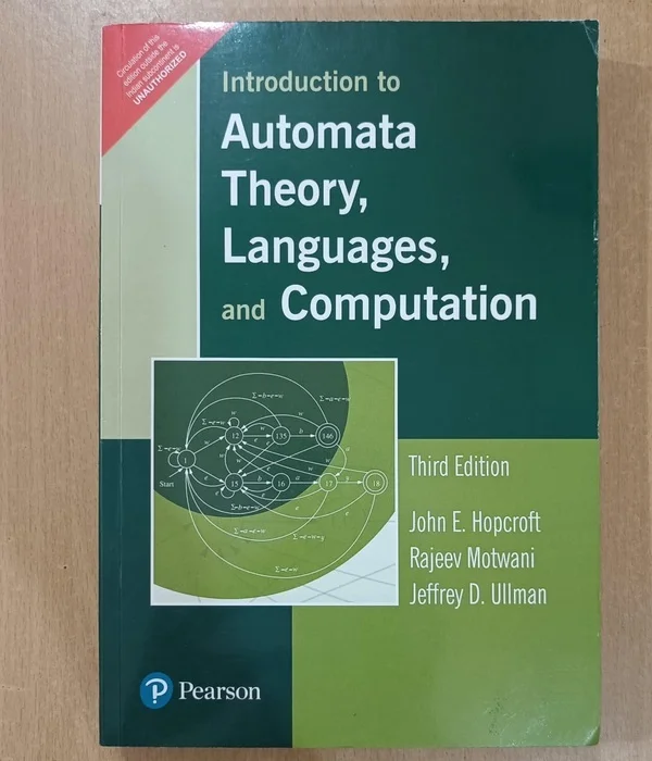 Automata Theory Languages And Computation 3e By Hopcroft A2z Book Hub
